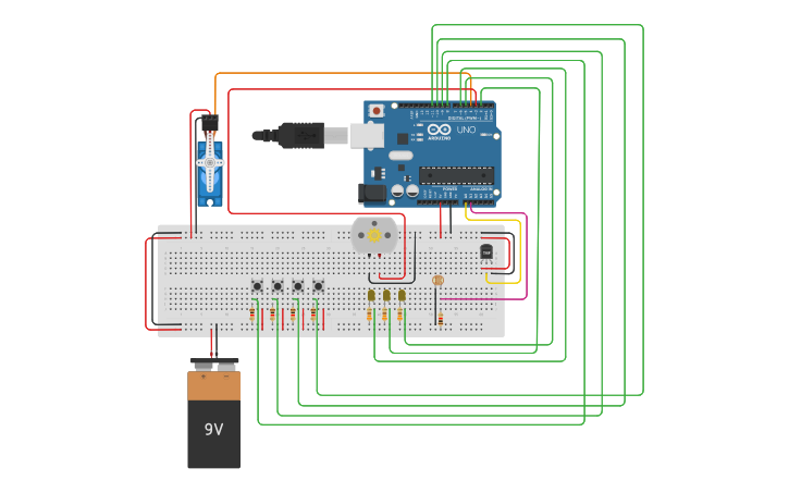 Circuit design Proyecto FINAL (NIVEL 3) - Tinkercad