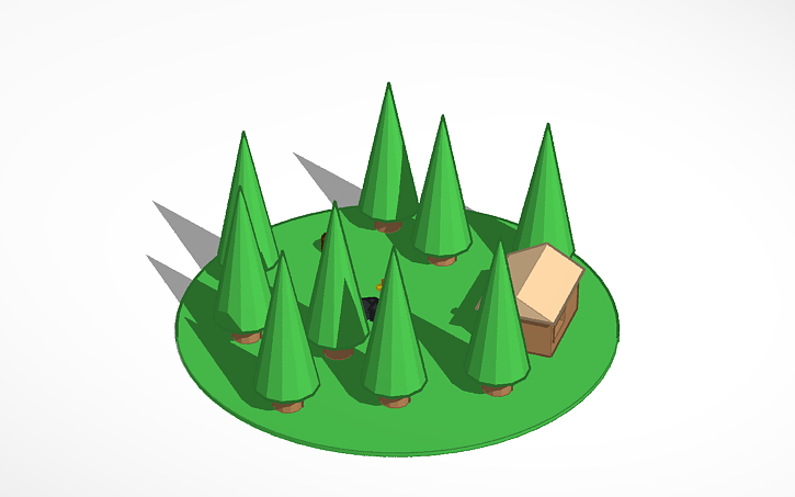 3D design Forest - Tinkercad