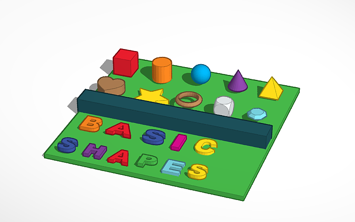 3d Design Basic Shapes Tinkercad