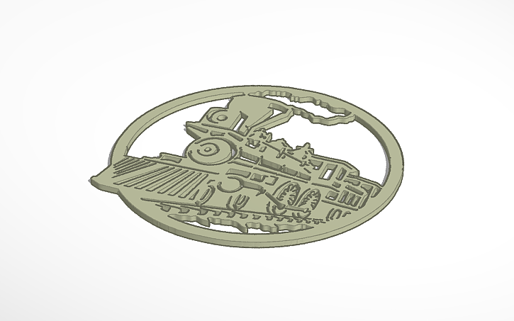 3D design Locomotive - Tinkercad