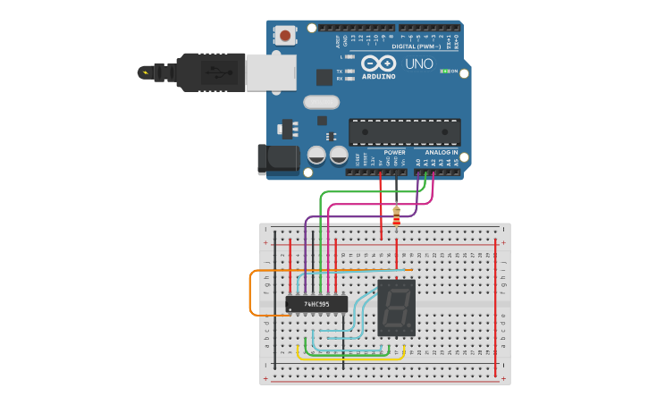 Circuit design timer - Tinkercad
