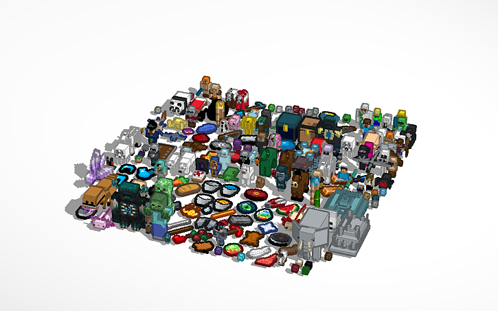 3D design minecraft BY FENTON - Tinkercad