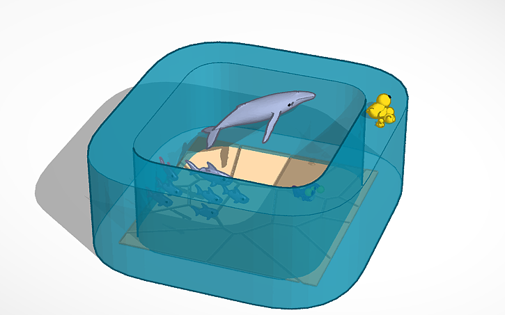 3D design Under the sea - Tinkercad
