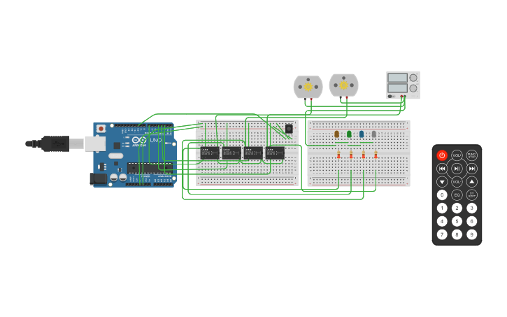 Circuit Design 05tp1 Relay And Remote Ir Tinkercad 