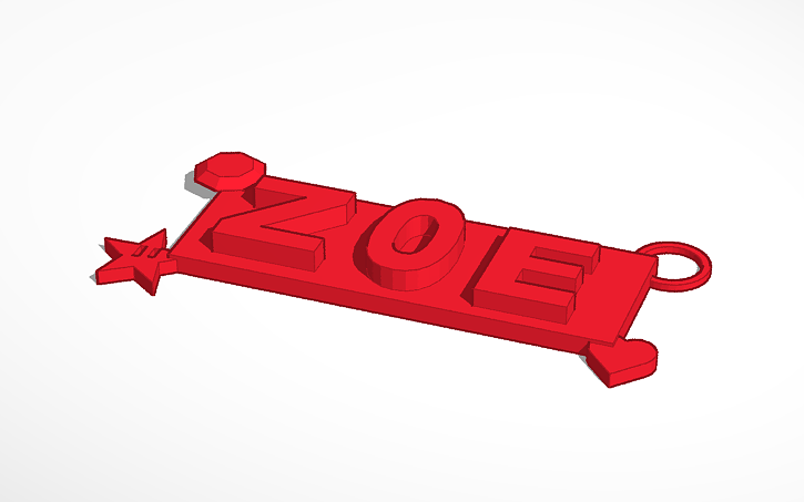 3D design APSSS Zoe - Tinkercad