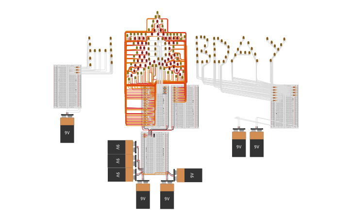 Circuit design Happy Birthday TinkerCad | Tinkercad