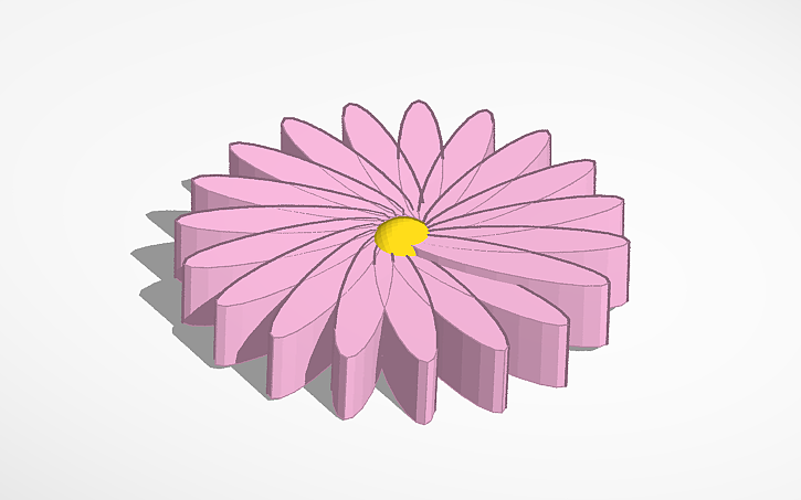 3D design Flower - Tinkercad
