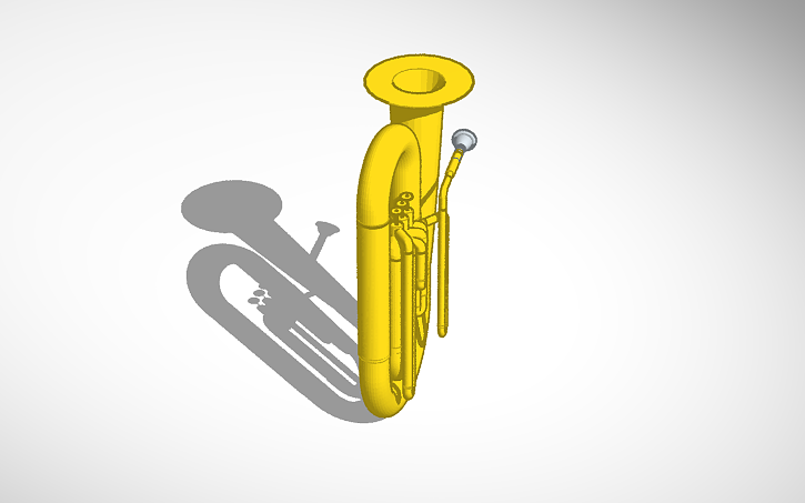 3D design Baritone - Tinkercad