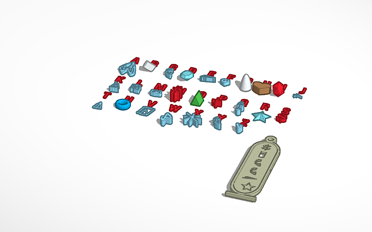 3D design Vicente's Alphabet. | Tinkercad