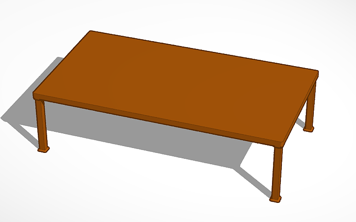 3D design Table - Tinkercad