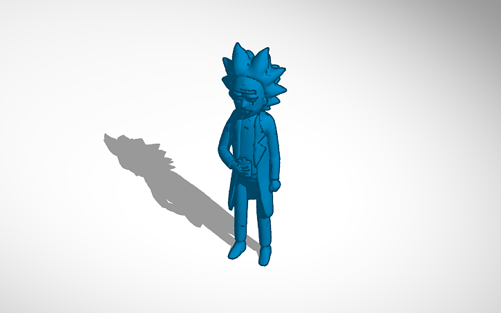 3D design RICK - Tinkercad