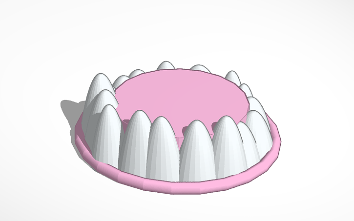 3D design TEETH - Tinkercad