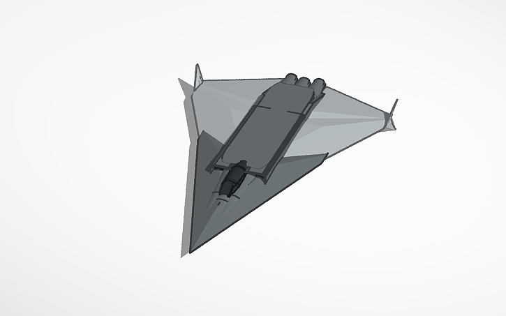 3D design Plane - Tinkercad