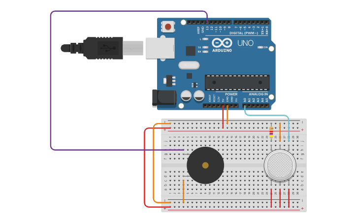 Circuit Design Arduino Sensores Tinkercad