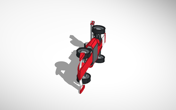 3D design Formula 1 Car - Tinkercad