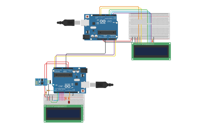 Circuit design Copy of Wifi Weather Display | Tinkercad