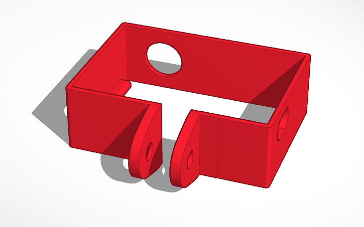 3D design GoPro Mount - Tinkercad