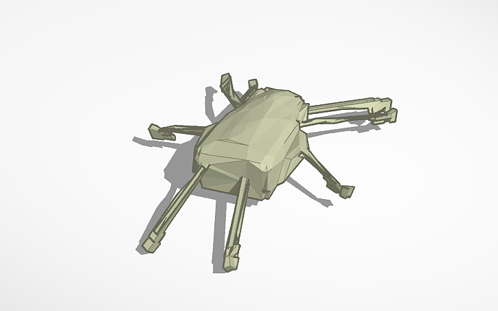 3D design Upgraded Spider - Tinkercad