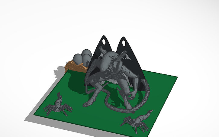 3D design alien has wings!!!! | Tinkercad