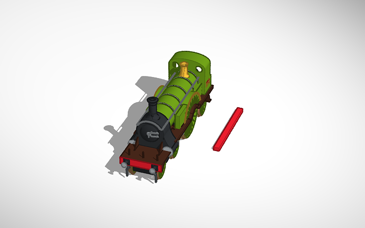 3D design Great Northern Railway Stirling Single - Tinkercad