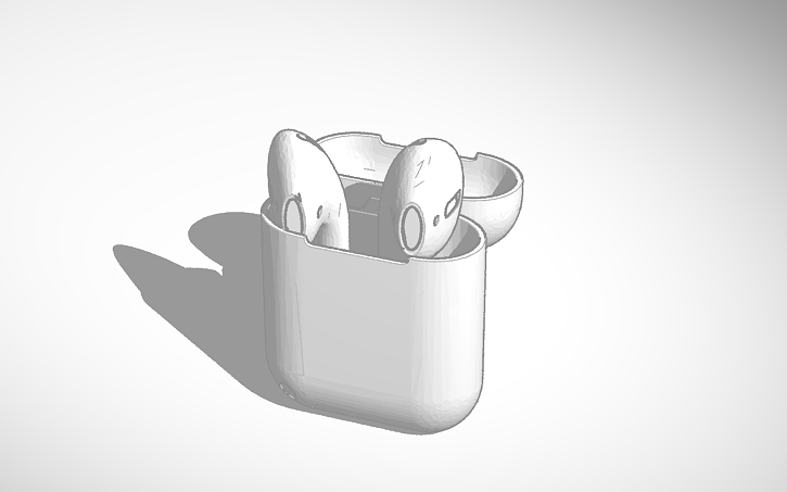 3D design Airpods - Tinkercad