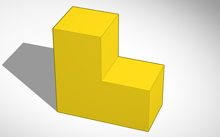 3D design L 型 | Tinkercad