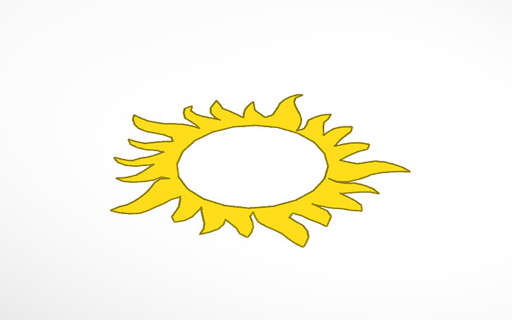 3D design Sun - Tinkercad