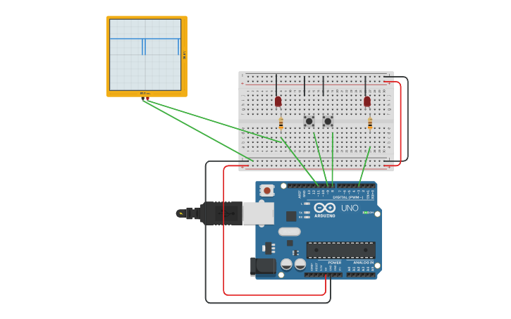 Circuit design Ex8.1 PWM-LED Brightness Control - Tinkercad Circuit design Ex8.1 PWM-LED Brightness Control - Tinkercad