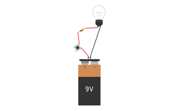 Circuit Design 371 Pushbutton Tinkercad 