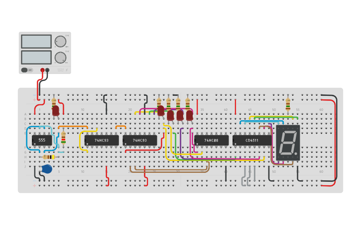 Circuit design Task N1 | Tinkercad