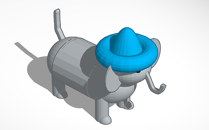 3D design Mr. Elephant | Tinkercad