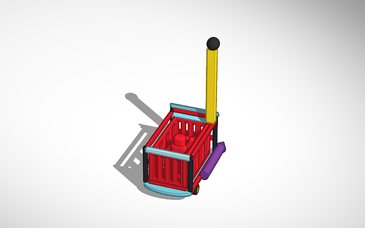 3D design shopping cart - Tinkercad