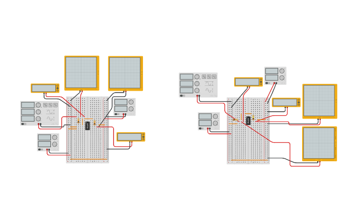 Circuit design operational - amplifier | Tinkercad