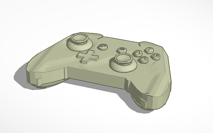 3D design Xbox-Controller - Tinkercad