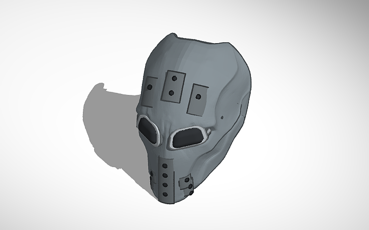 3D design TWD Masked Man's Mask | Tinkercad