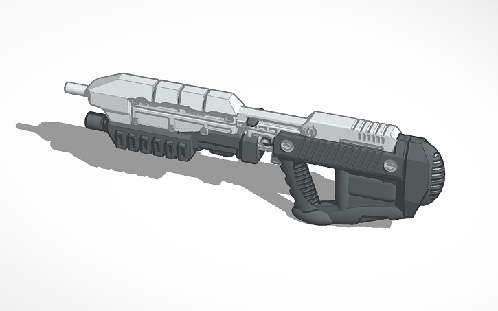 3D design Halo Style Assault Rifle CAR-1 "Cobra" - Tinkercad