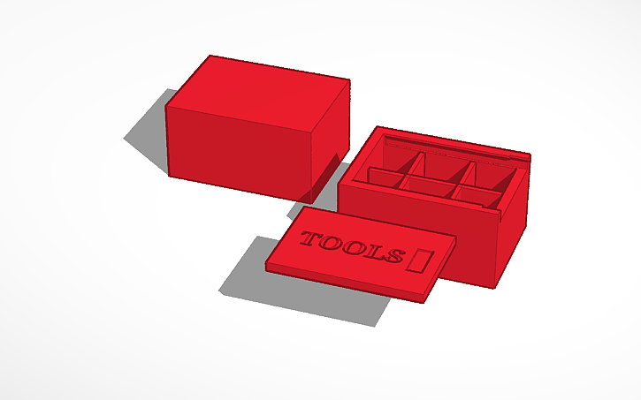 3D design CAJA - Tinkercad
