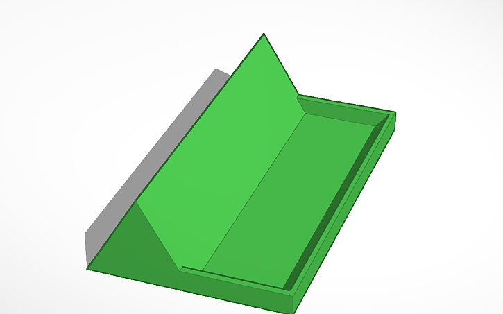 3D design Business Card Holder - Tinkercad