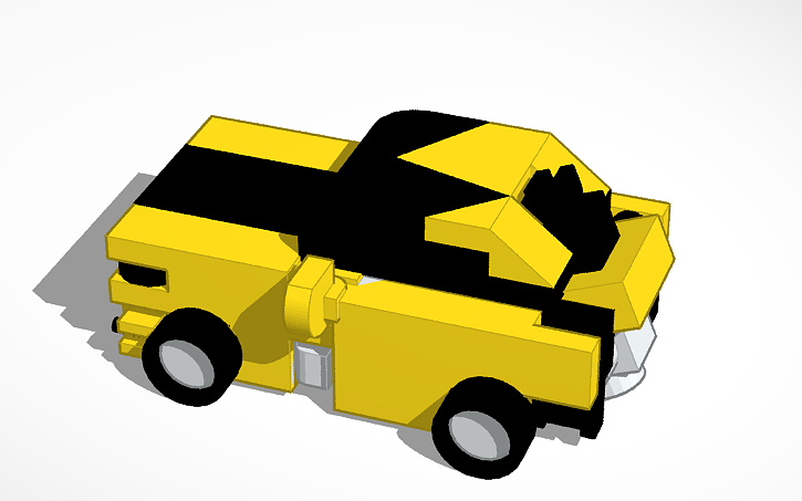 3D design transformers: bumblebee - Tinkercad