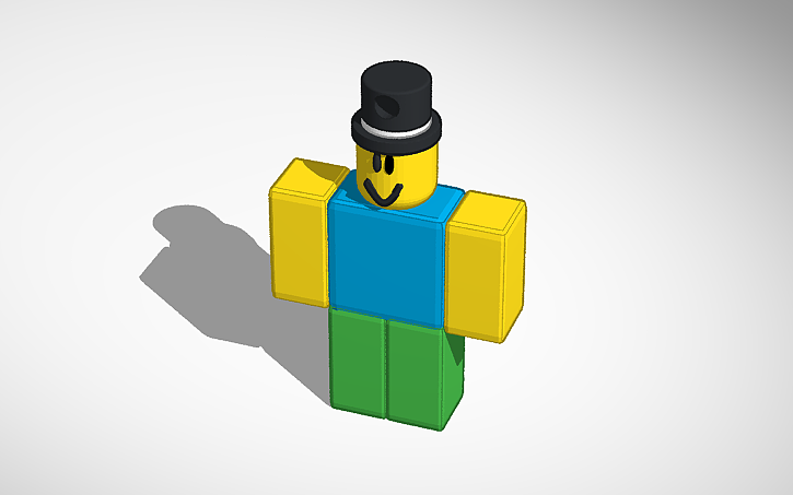 3D design Roblox Noob Keychain - Tinkercad
