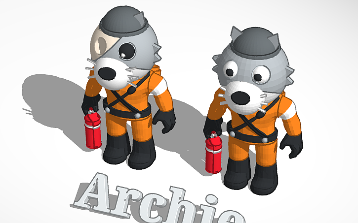 3D design Archie (piggy) | Tinkercad