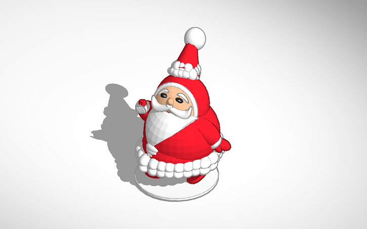3D design santa - Tinkercad