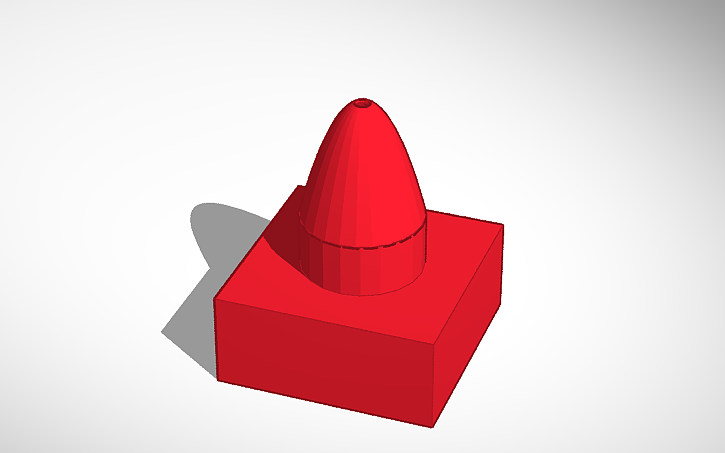 3D design Mop attatchment - Tinkercad