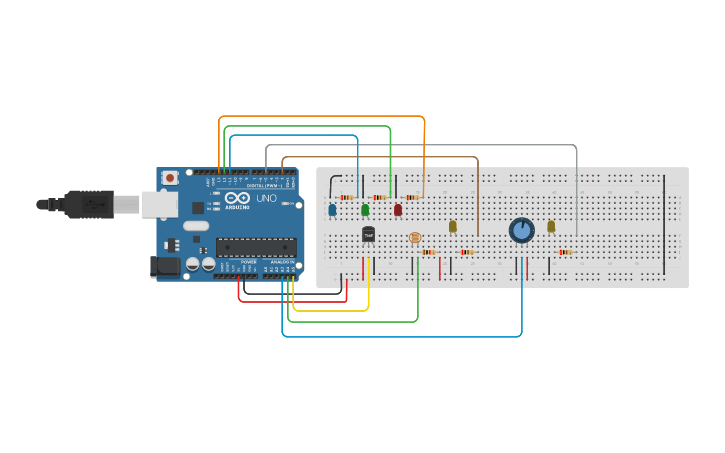 Circuit design Lab electronica e instrumentación - Tinkercad