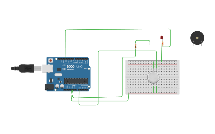 Circuit design experiment 1 - Tinkercad