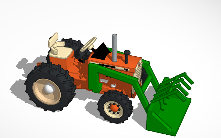 3D design Tractor - Tinkercad