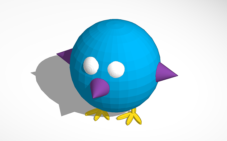 3d Design Coco Bird Tinkercad