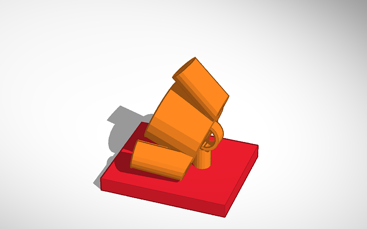 3D design net gun part 1 - Tinkercad