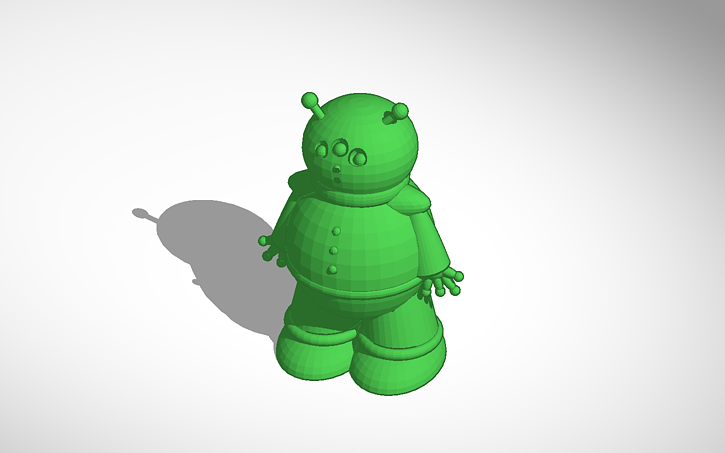 3D design Copy of Little Alien | Tinkercad