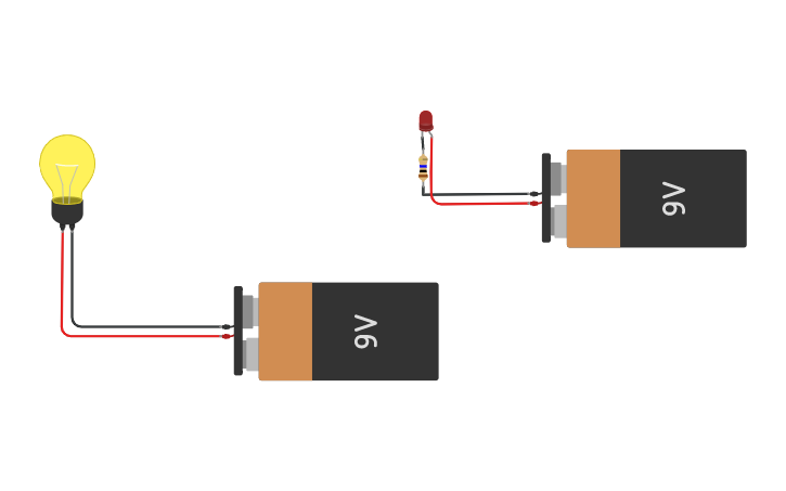Circuit design Acendendo um LED - Tinkercad